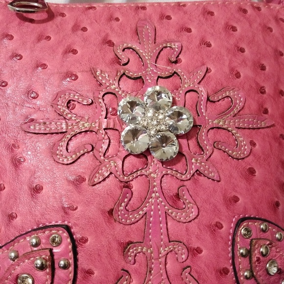 Unbranded | Bags | Womens Pink Western Crossbody Purse | Poshmark